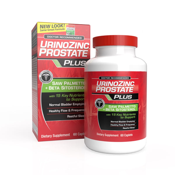 UrinoZinc® Prostate Plus 60 Caplets, 1 Month Supply – Urinozinc